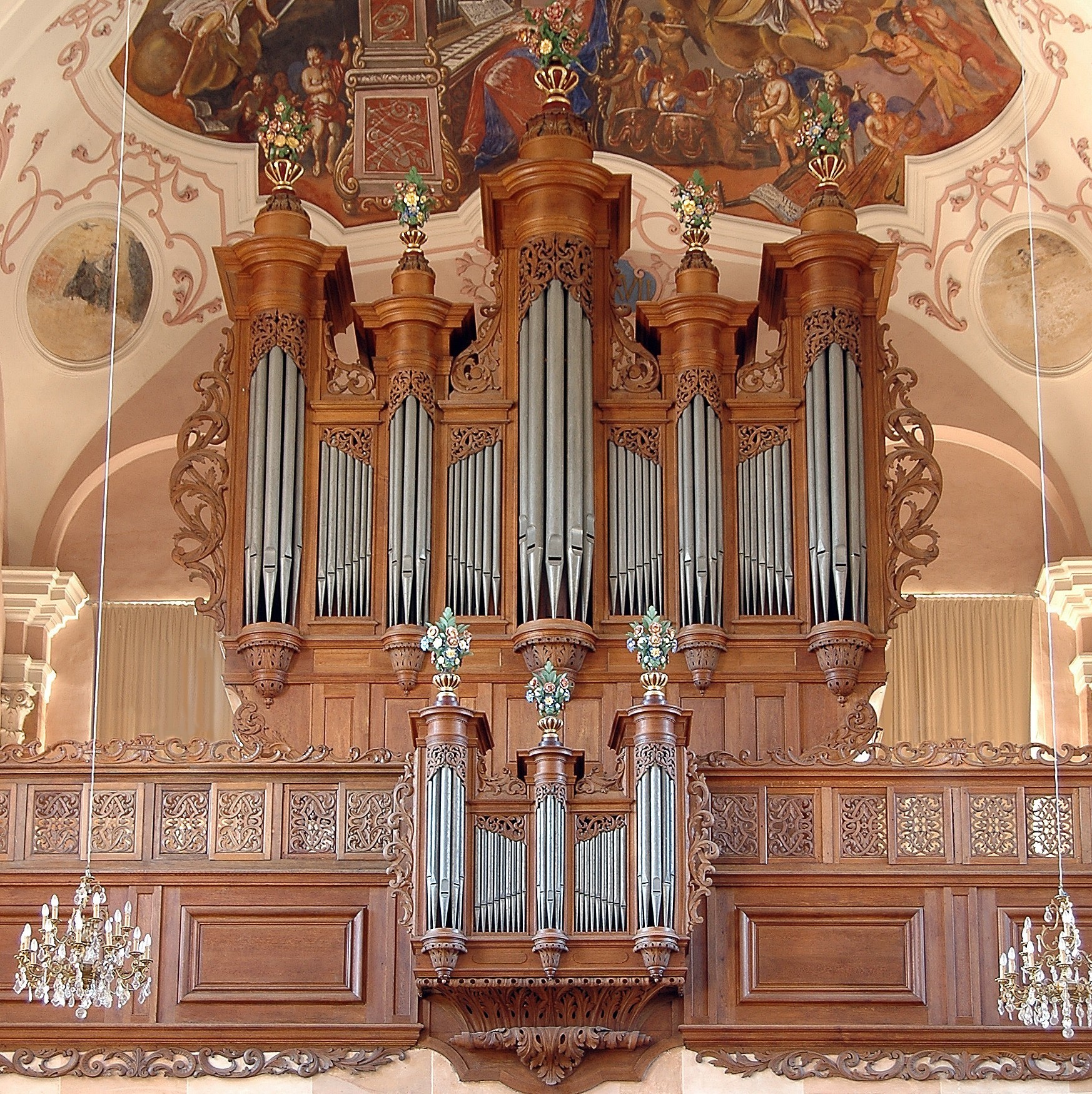 EBERSMUNSTER – Abbatiale Saint-Maurice | Itinéraires des orgues silbermann